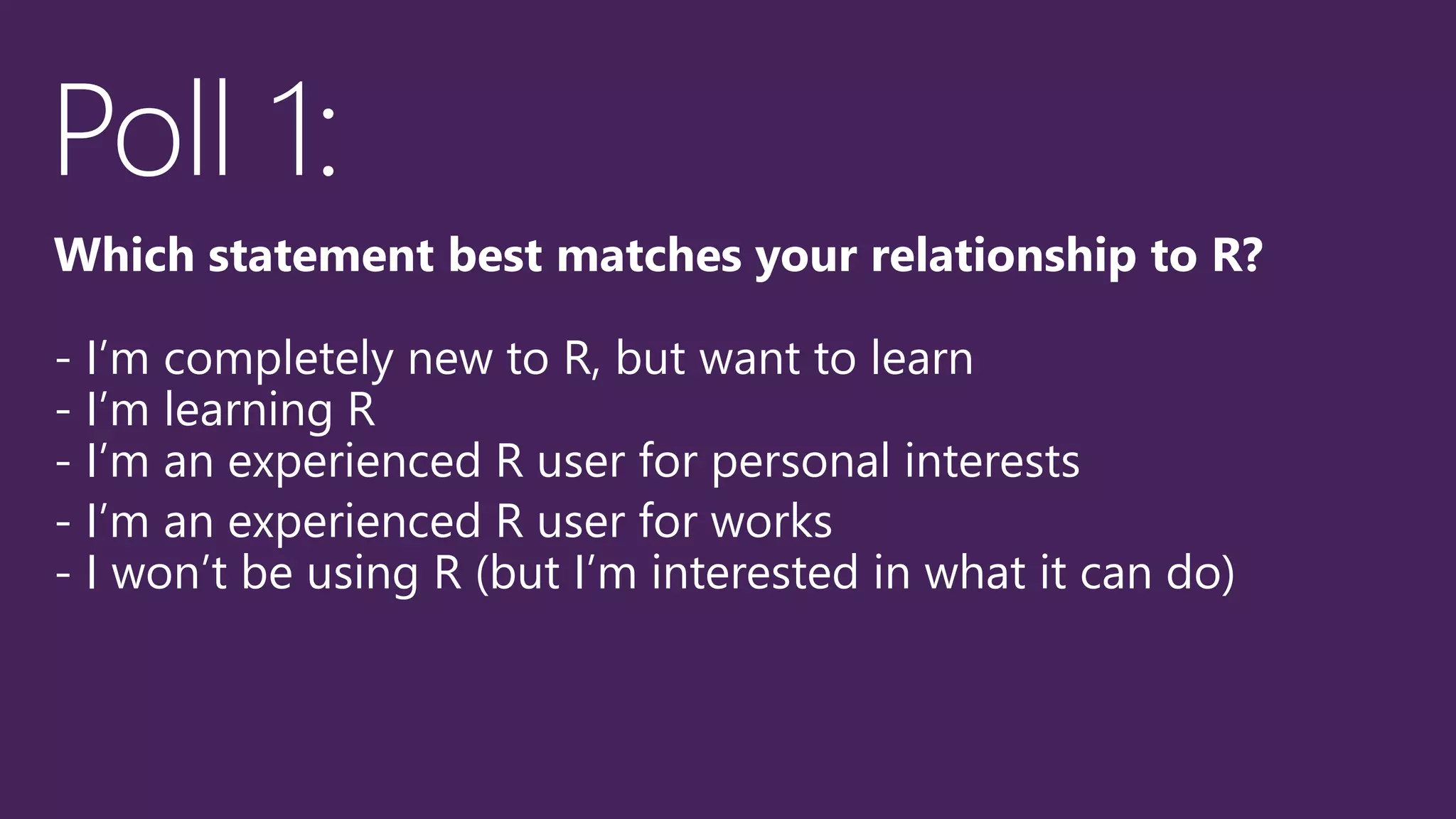 Azure Machine Learning using R | PPT