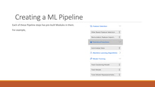 Azure ML Studio | PPTX