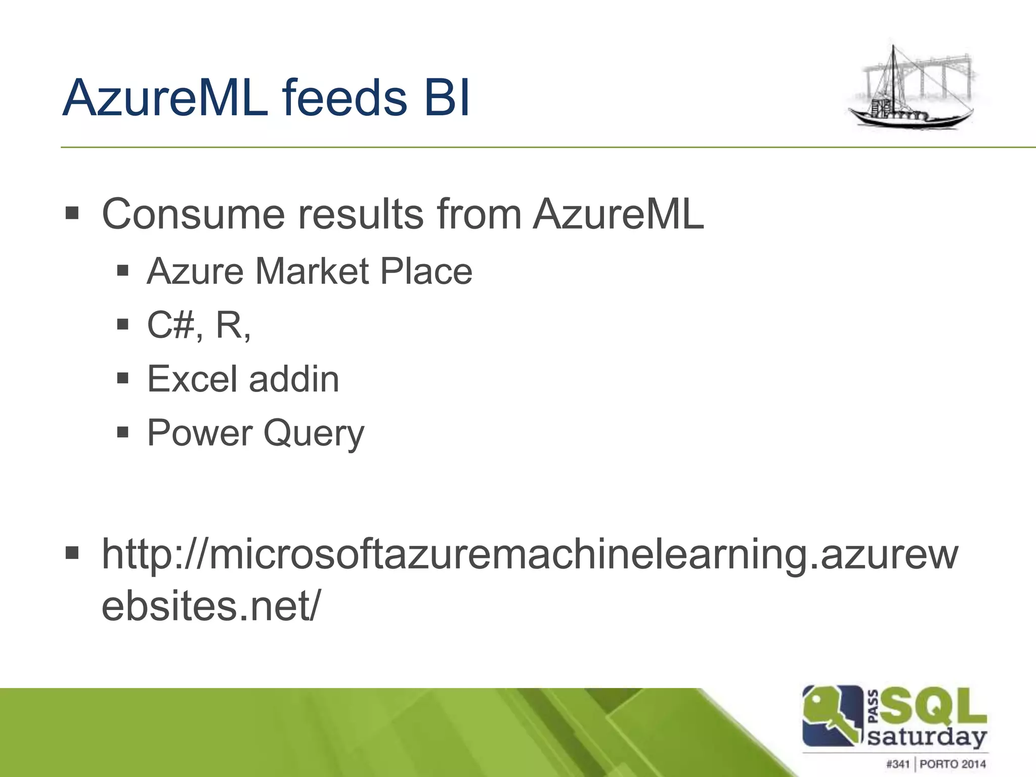 AzureML Welcome to the future of Predictive Analytics | PPTX