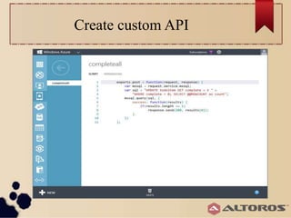 Microsoft Azure Mobile Services | PPT