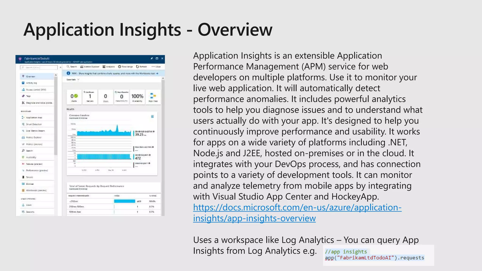 Full Stack Monitoring Across Apps And Infrastructure With Azure Monitor Pptx