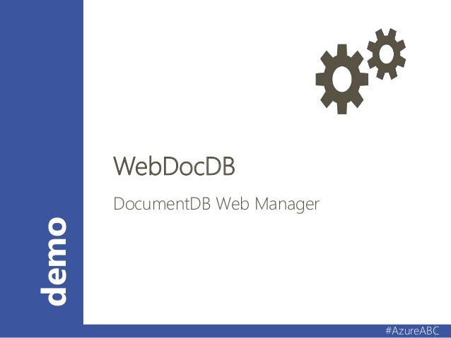 Azure No-Sql approach: DocumentDB