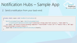 Azure notification hubs | PPT
