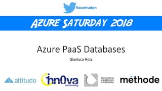 Azure PaaS databases | PPT