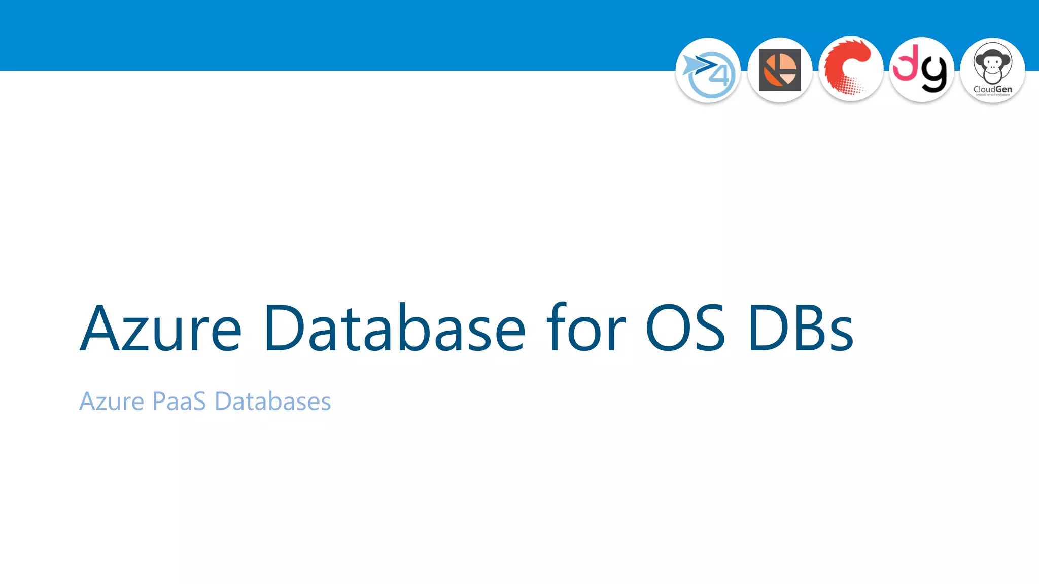 Azure PaaS databases | PDF