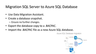 Azure PaaS (WebApp & SQL Database) workshop solution | PPT