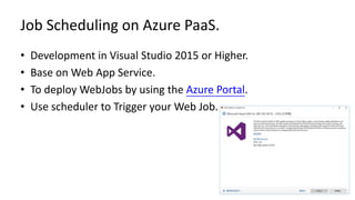 Azure PaaS (WebApp & SQL Database) workshop solution | PPT