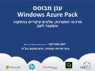 מעבר ל Azure pack | PPT