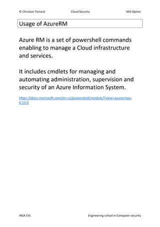 Azure powershell management | PDF