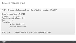 Azure Powershell. Azure Automation | PPTX