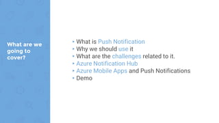 Azure push notification hub | PPT