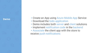 Azure push notification hub