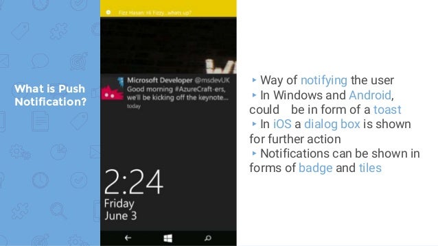 Azure push notification hub