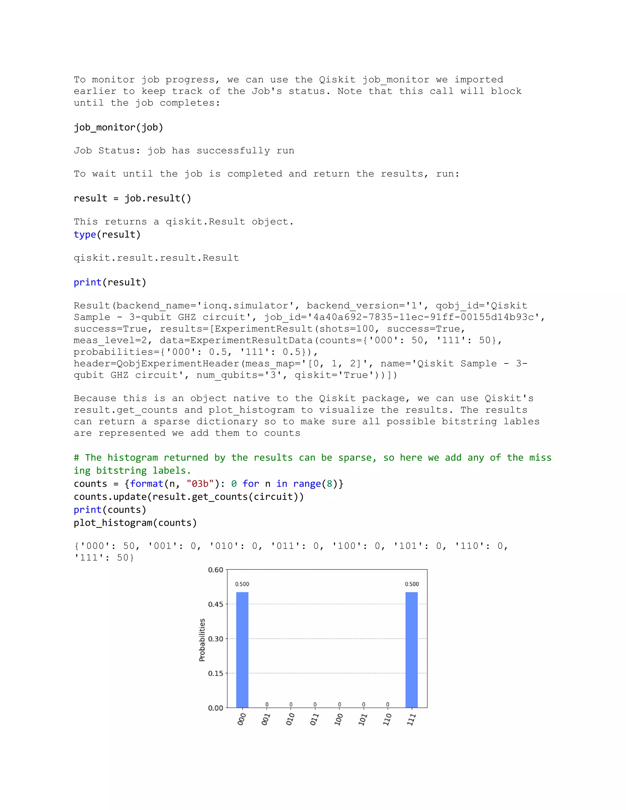 Azure Quantum with IBM Qiskit and IonQ QPU | PDF