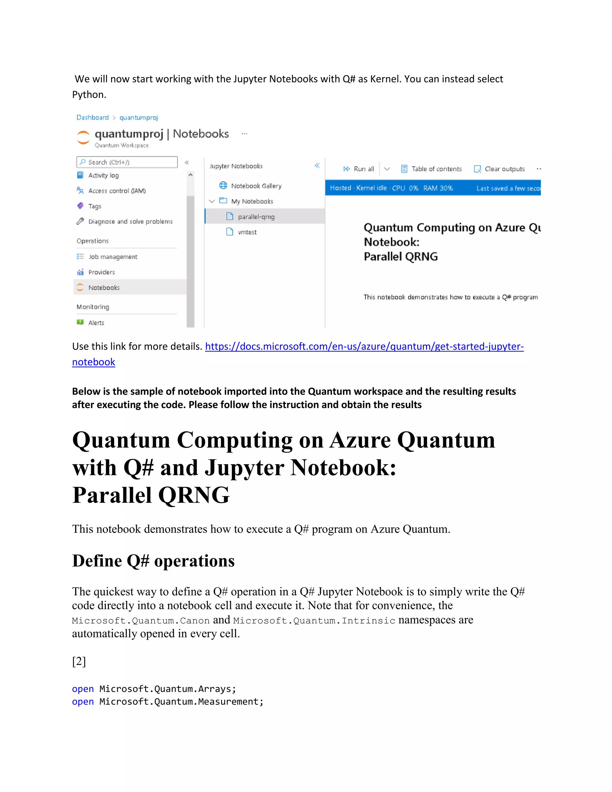 Azure Quantum with IBM Qiskit and IonQ QPU | PDF