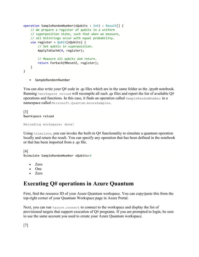Azure Quantum with IBM Qiskit and IonQ QPU | PDF
