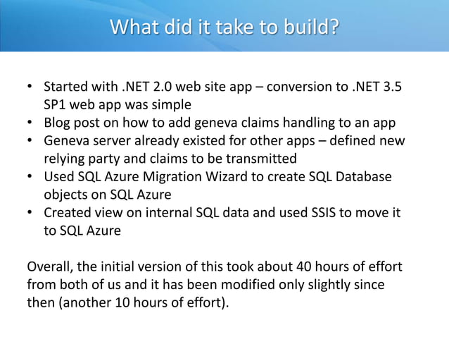 Azure Real World - Joseph Paradi | PPT