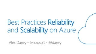 Microsoft Azure Cloud Reliablity