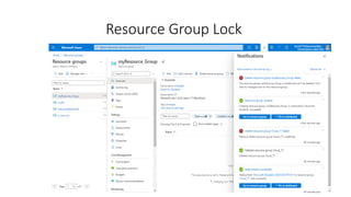 Azure resource group lock | PPT