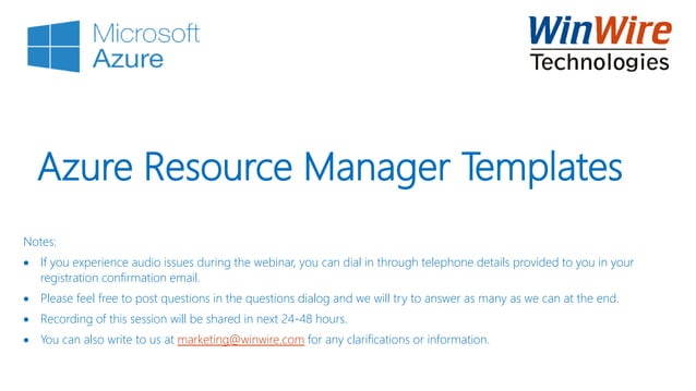 Azure Resource Manager Arm Templates Pdf