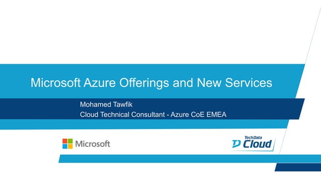 Microsoft Azure Offerings and New Services | PPTX
