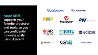 Azure RTOS 概要 - IoT ALGYAN 技術セミナー 2021/9/11 | PPT