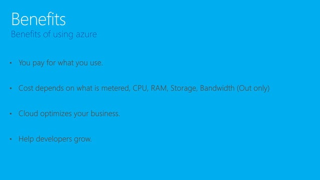 Introduction to Microsoft Azure | PPT