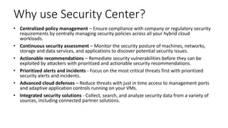 Azure Security Center | PPTX