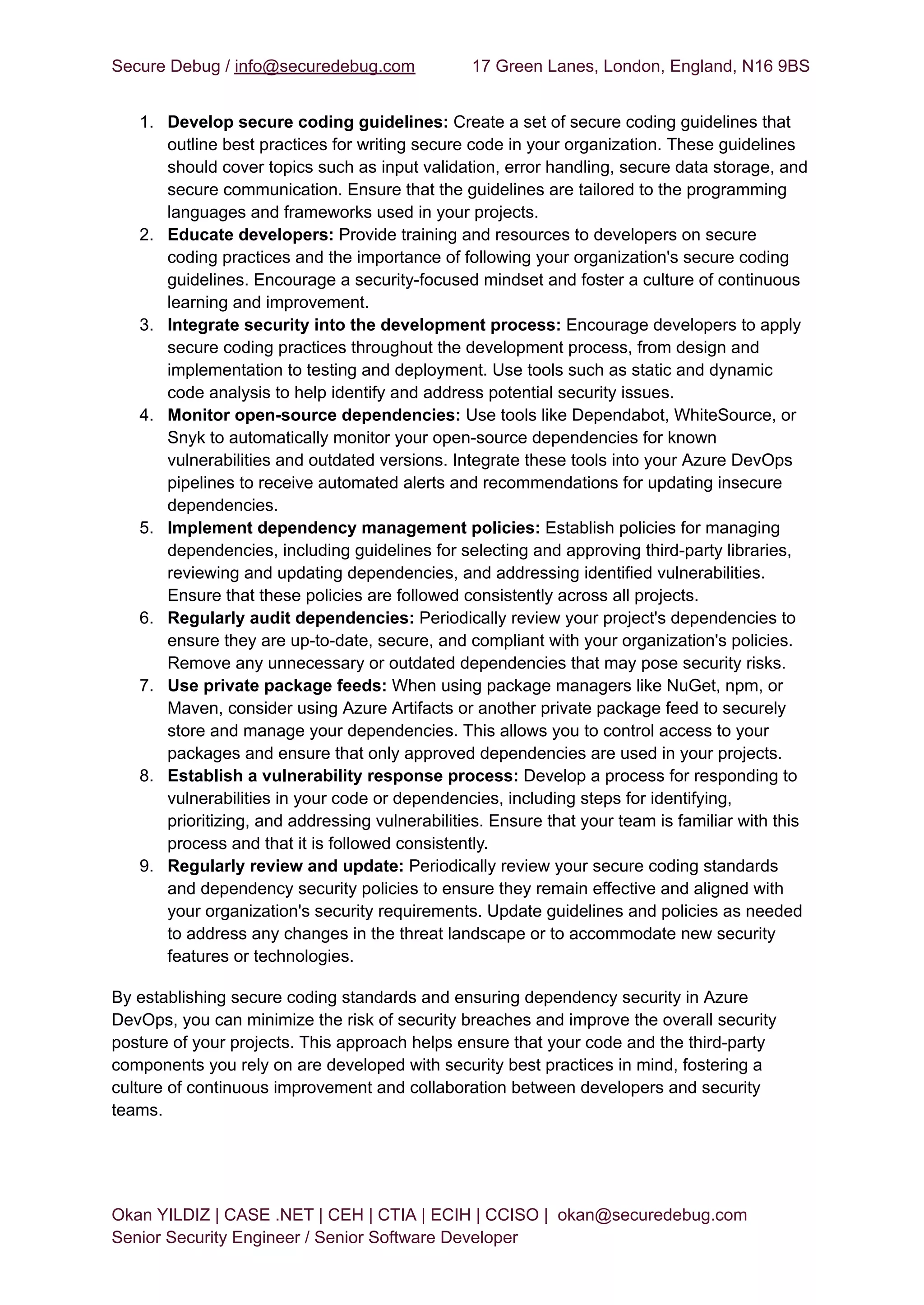 Azure Security Check List - Final.pdf | Cloud Computing | Internet