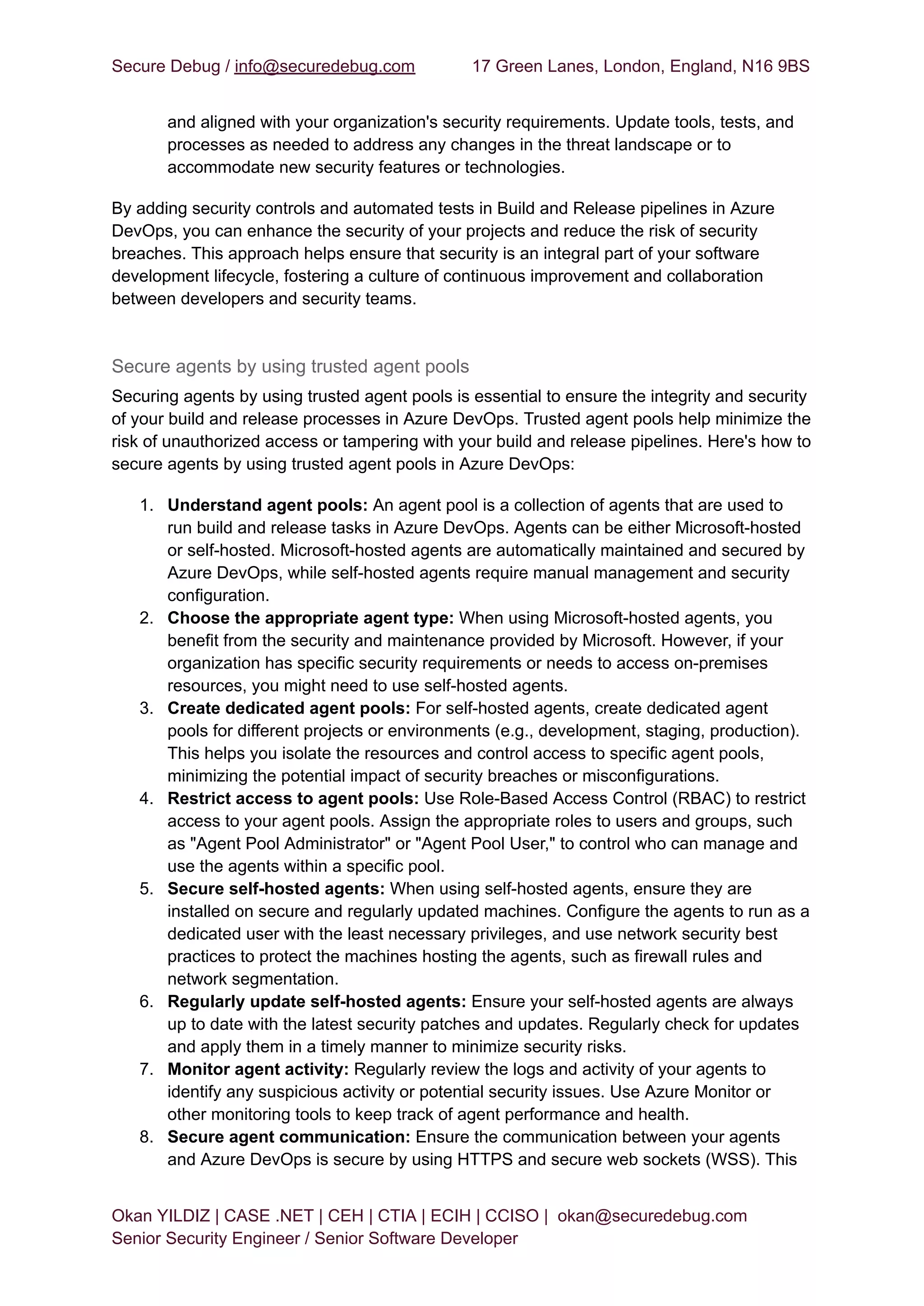 Azure Security Check List - Final.pdf | Cloud Computing | Internet