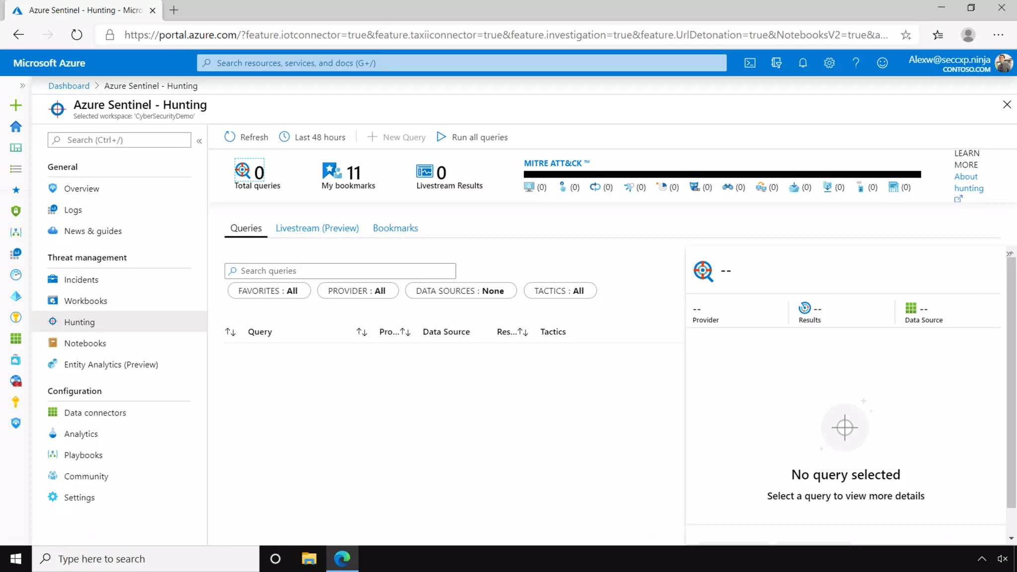 Azure Sentinel "click through experience" | PPTX