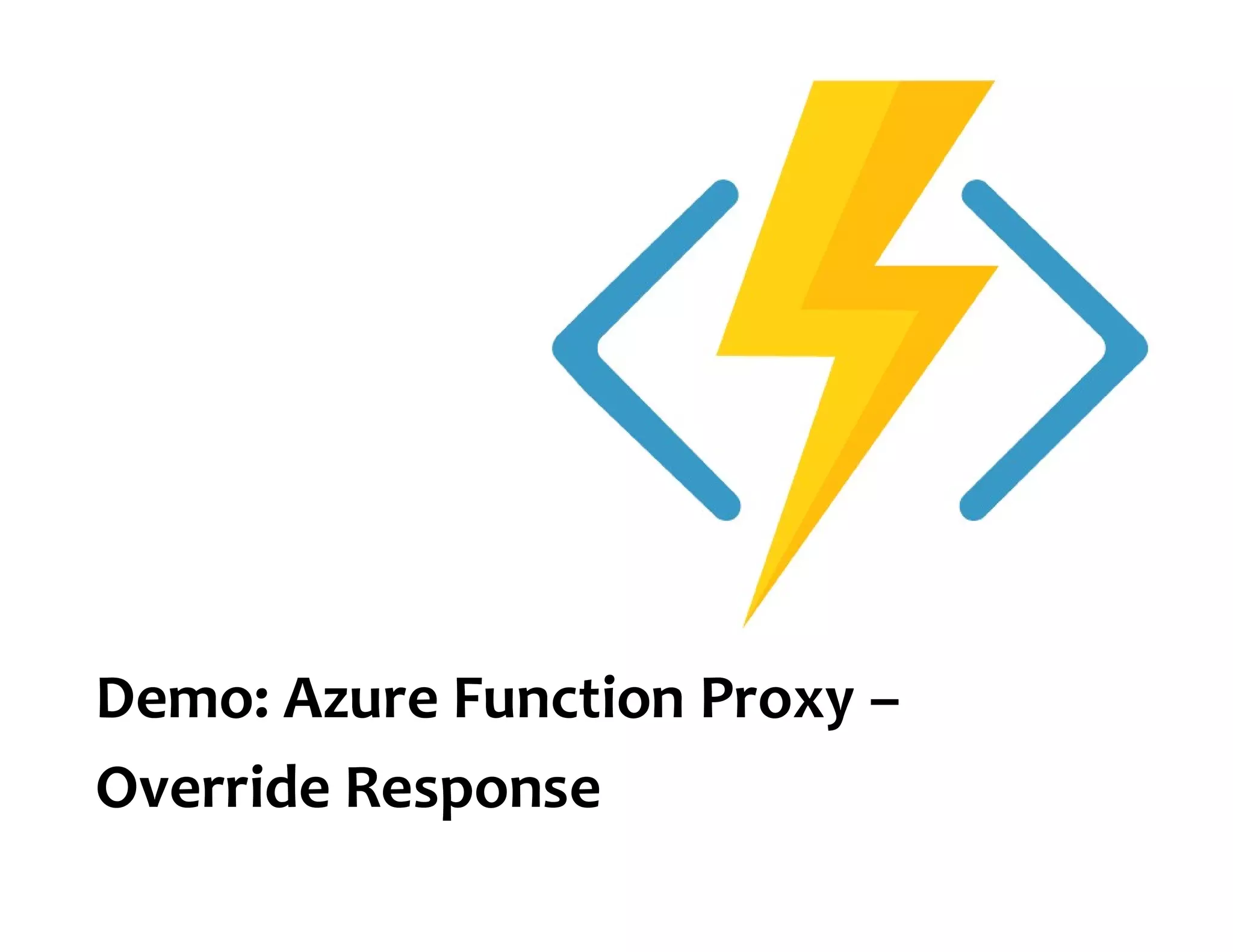 Serverless Api With Azure Functions Ppt