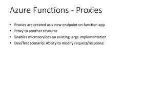 Azure serverless computing | PPTX