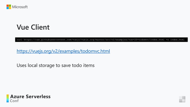 Azure serverless Full-Stack kickstart | PPT
