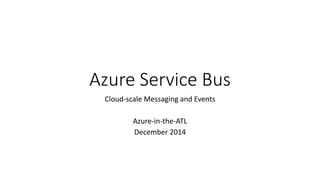 Azure Service Bus | PPTX