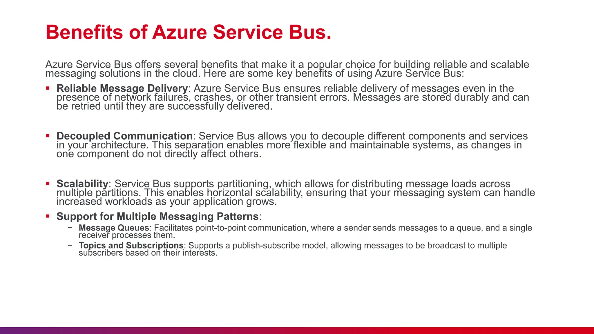 Introduction to Azure Service Bus Presentation | PPTX