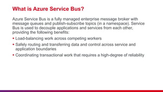 Introduction to Azure Service Bus Presentation | PPTX