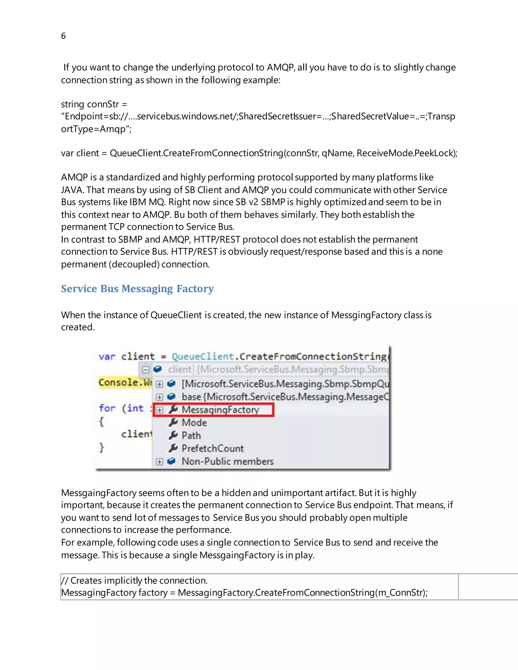 Azure Service Bus Performance Checklist | DOCX