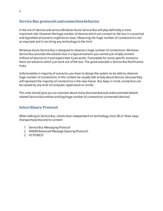 Azure Service Bus Performance Checklist | DOCX