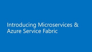 Azure service fabric | PPTX
