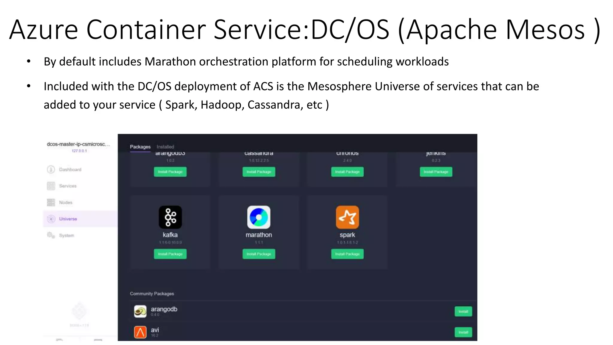 Azure: Docker Container orchestration, PaaS ( Service Farbic ) and High ...