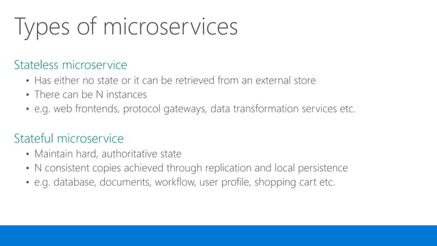 .NET microservices with Azure Service Fabric | PPT