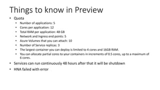 Azure Service Fabric Mesh | PPT