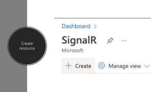 Azure signalR | PPTX | Cloud Computing | Internet