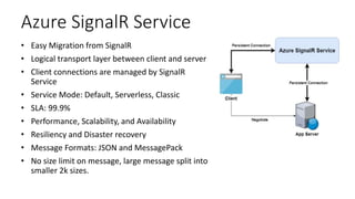 Azure signalr service | PPTX
