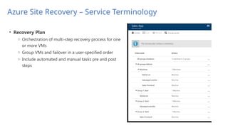 Microsoft Azure Site Recovery Overview and use cases | PPTX
