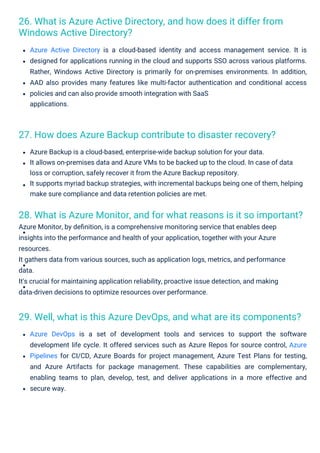 Azure Solution Architect Interview Questions By ScholarHat | PDF