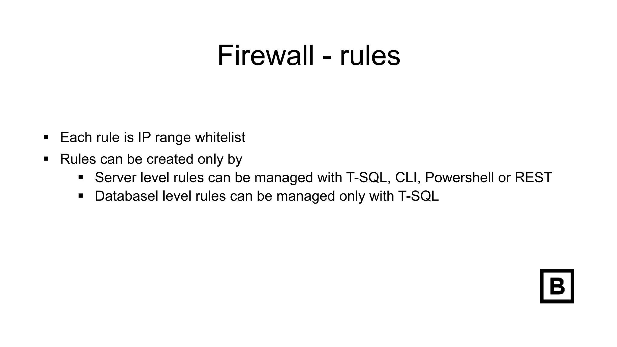 Azure SQL - more or/and less than SQL Server | PPTX | Databases ...