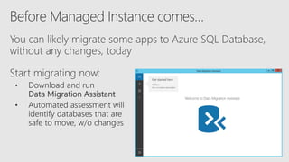 Azure SQL Database Managed Instance | PPTX