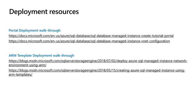 Azure SQL Database Managed Instance - technical overview | PDF